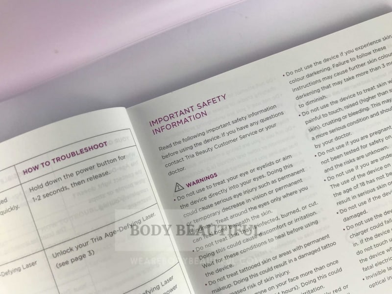 Tria Age Defying Laser review: before and after photos