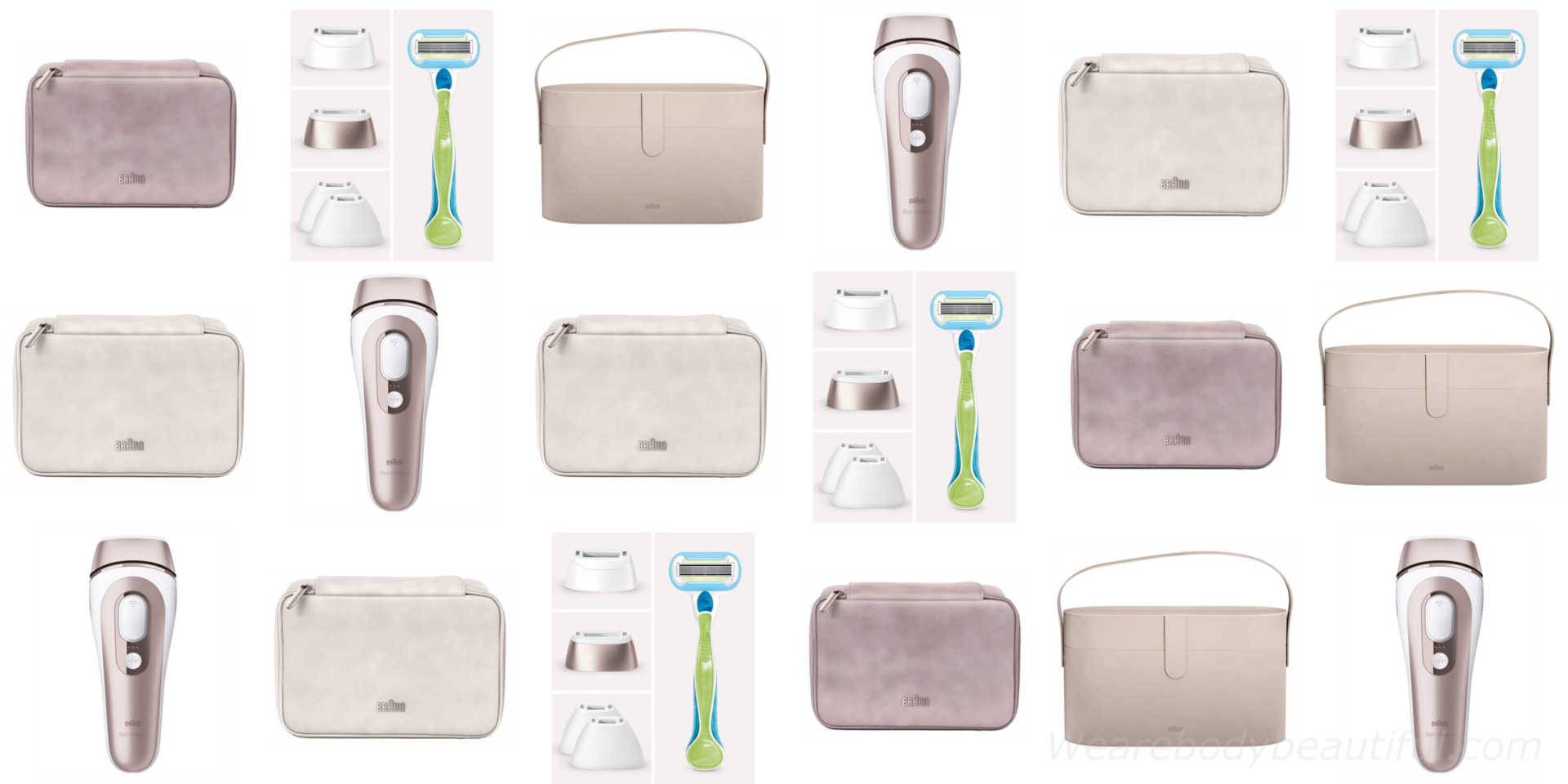What's the difference between Braun Skin i-expert models?